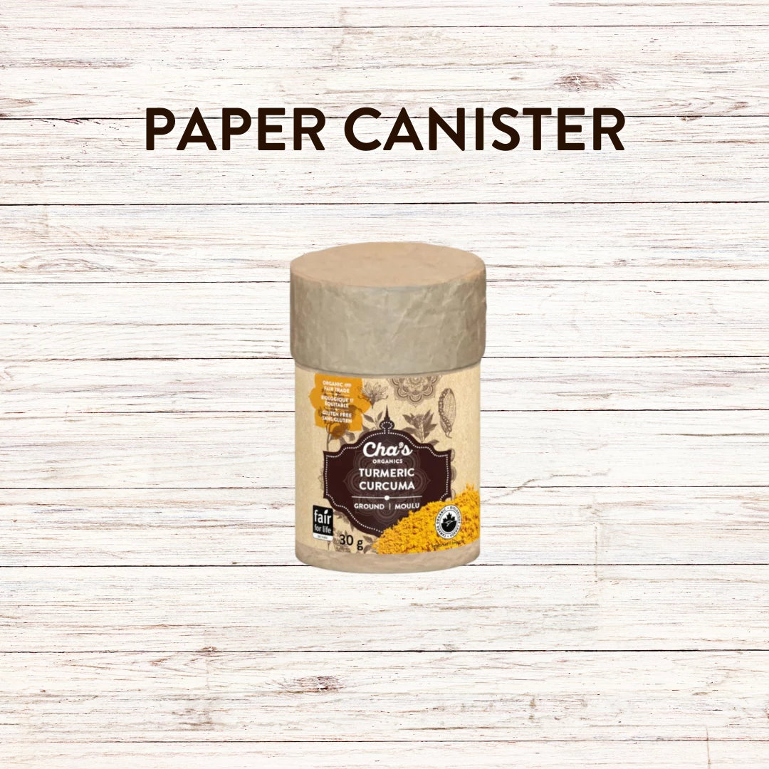 Paper Canister Spices – Cha's Organics